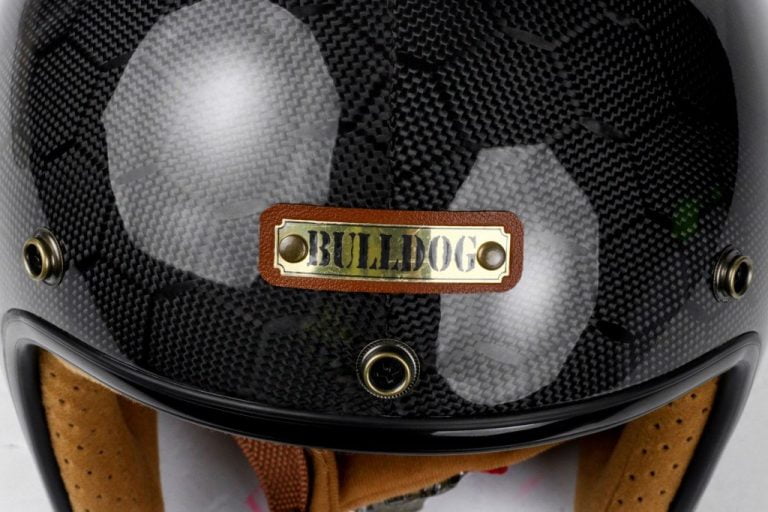 Bulldog Heli C Soild Carbon 3D Đen Bóng | Bikersaigon | Mũ Bảo Hiểm