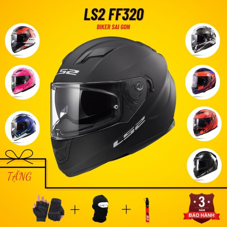 Nón Bảo Hiểm Fullface LS2 FF320 Stream Evo