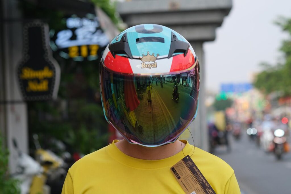 Mũ 3/4 Royal M268 2 Kính Trắng Bóng | Nón Bảo Hiểm Chính Hãng