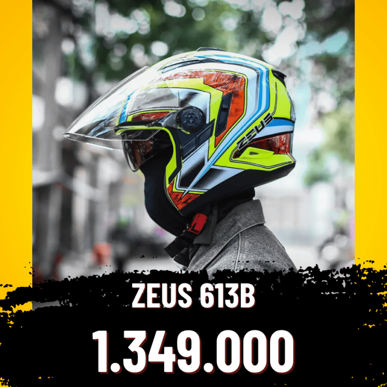Nón 3/4 ZEUS 613B AJ16 (Hàng Trưng Bày)